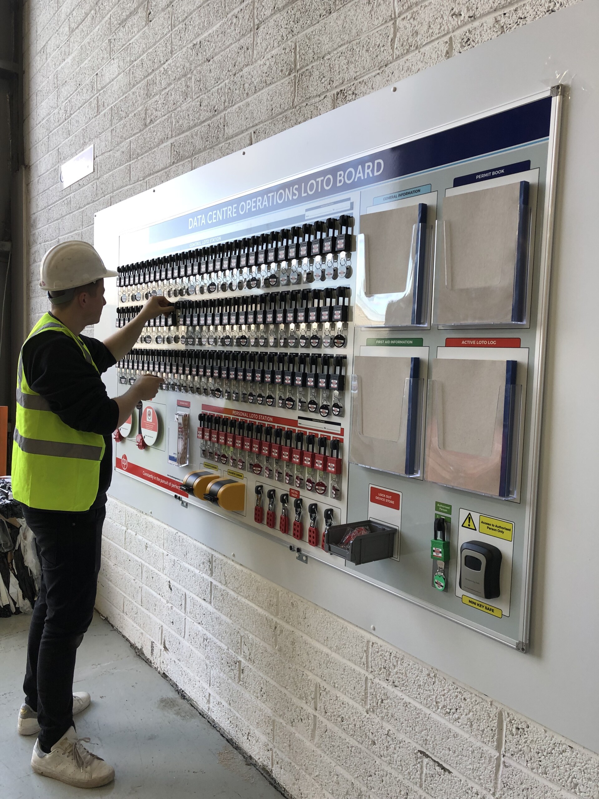 Data Centre Operations LOTO Board – Visual Management Solutions