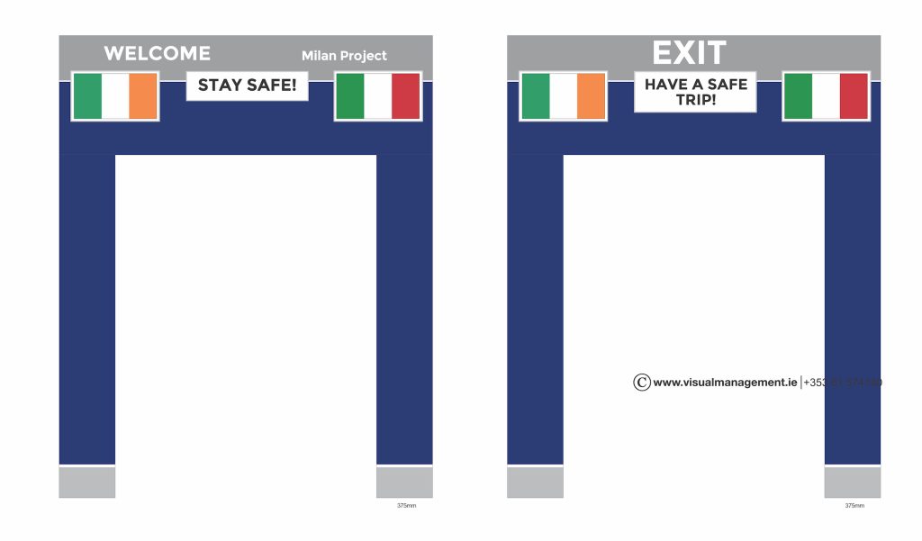 EHS Turnstile Hoarding - Visual Management