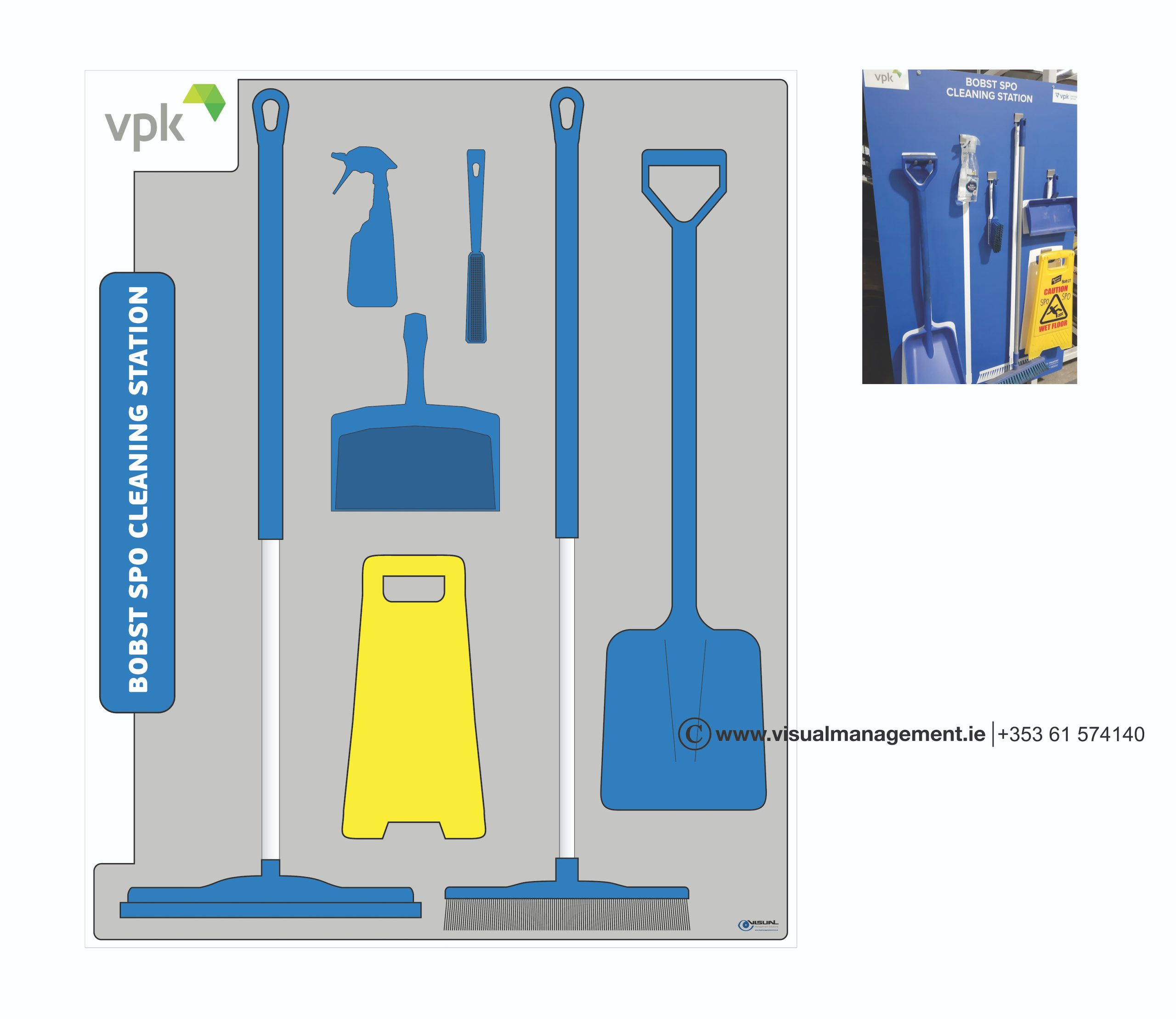 Shadow Boards - Cleaning Stations - VisualManagement
