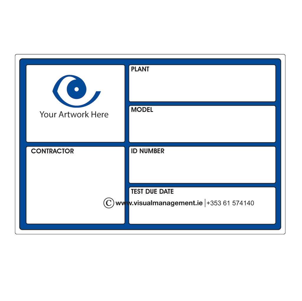 Site Start Pack - EHS Labels and Tags - Equipment Reference Labels ...
