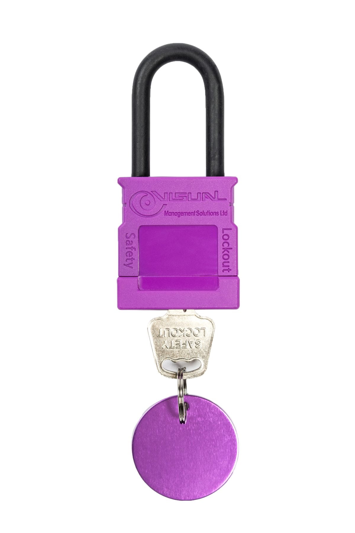 Lockout Tagout Safety Padlock - Purple - Visual Management