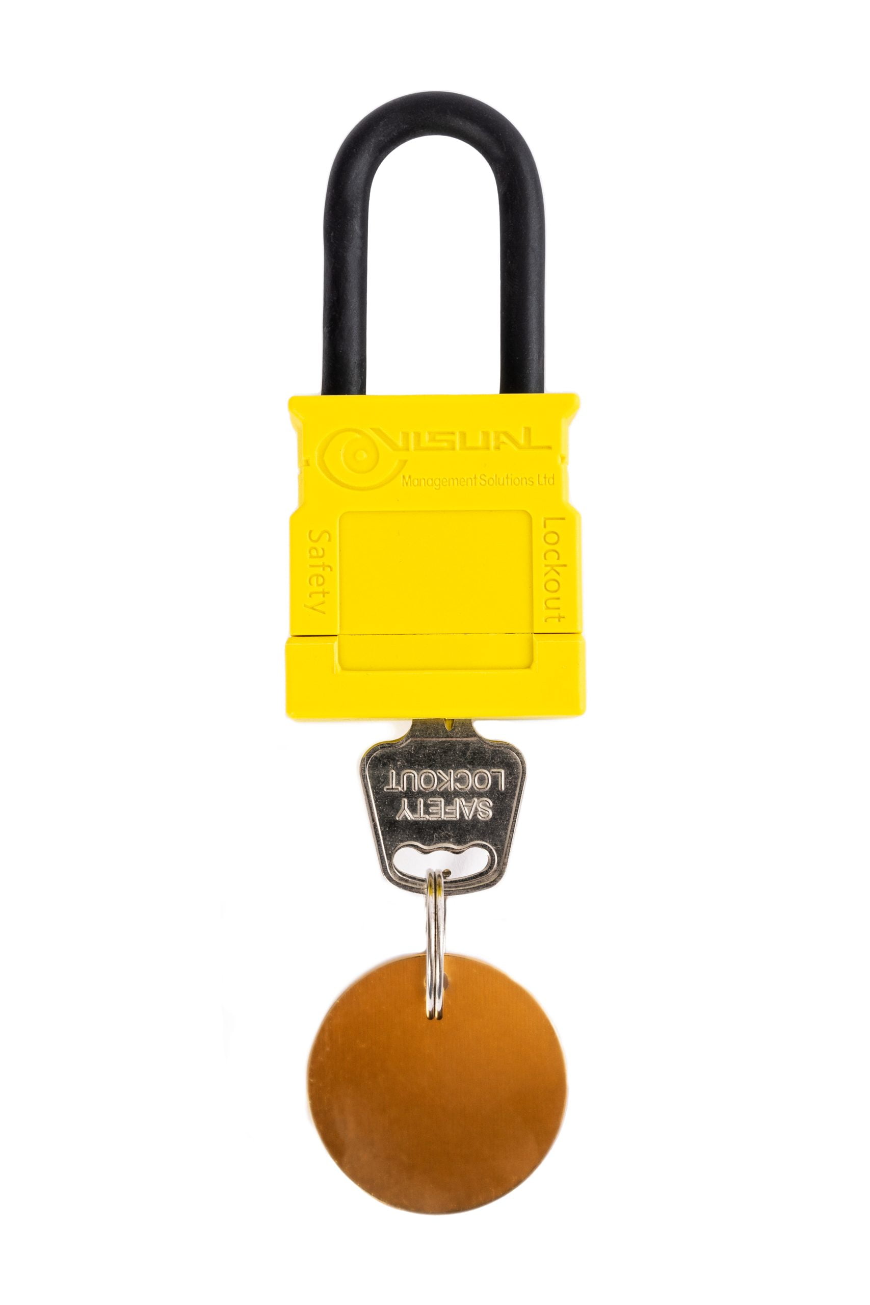 Lockout Tagout Safety Padlock - Yellow - Visual Management