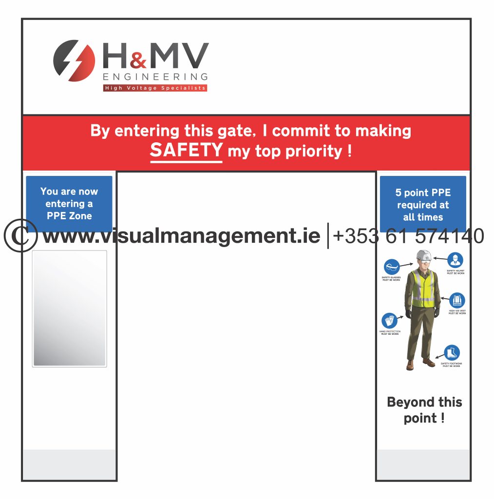EHS Turnstile Hoarding - VisualManagement