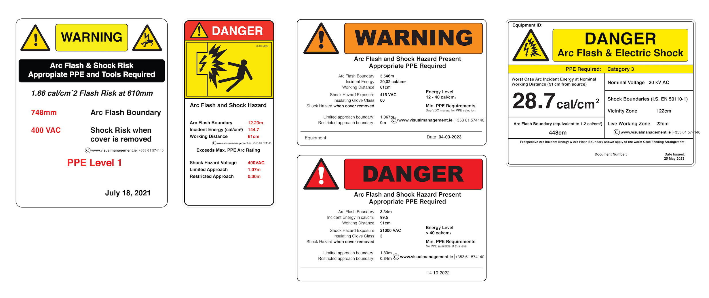 Commissioning Labels - Visual Management