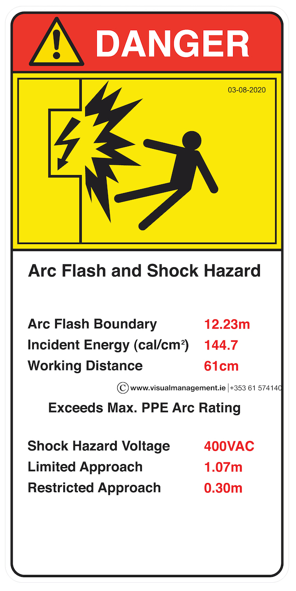 Arc Flash Labels - Visual Management