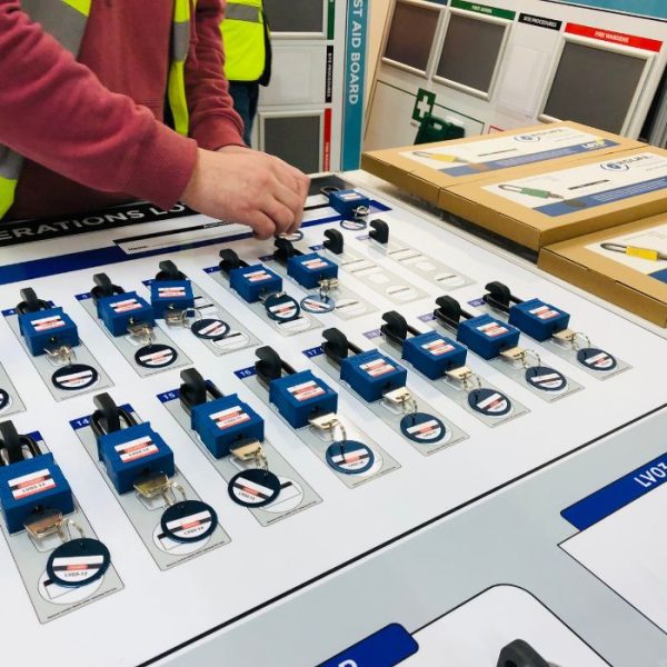 Lockout Tagout Safety Padlock - Blue - Visual Management