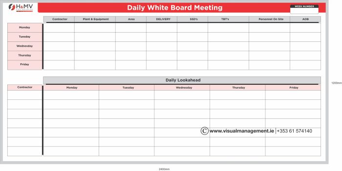 Daily Management Boards - Visual Management