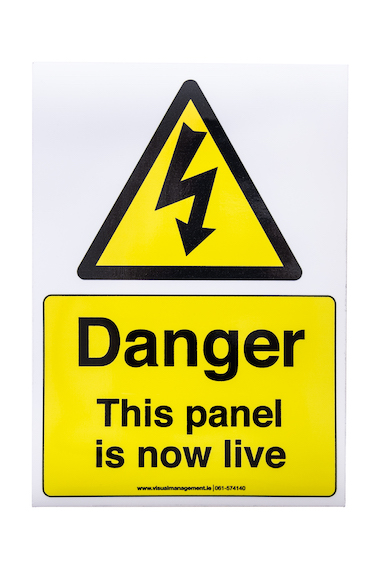 Magnetic Voltage Labels - Visual Management