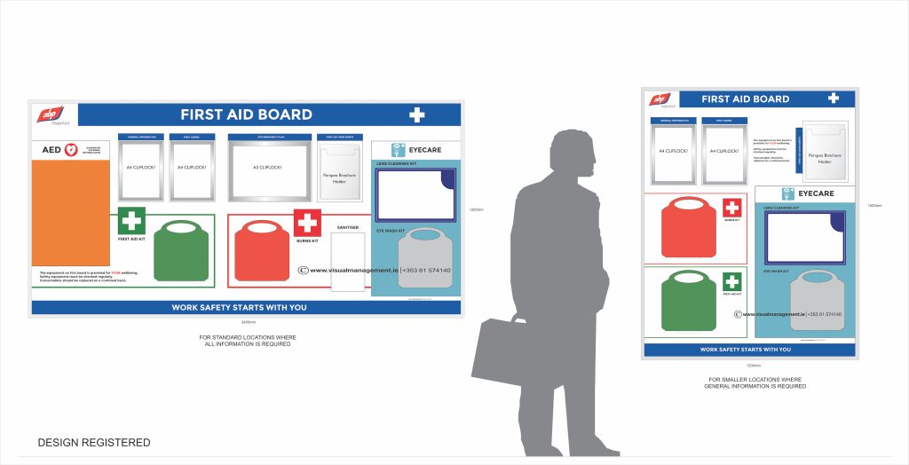 Visual First Aid Station - 2400mm - Visual Management