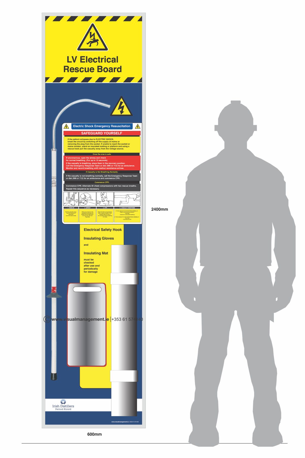 LV Electrical Rescue Shadow Board Kits - Visual Management