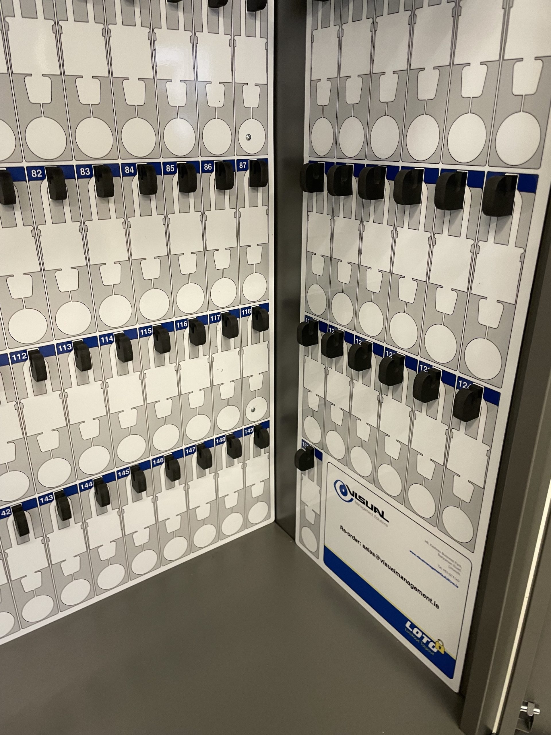 Safety Padlock Lockout Station - Large - Visual Management