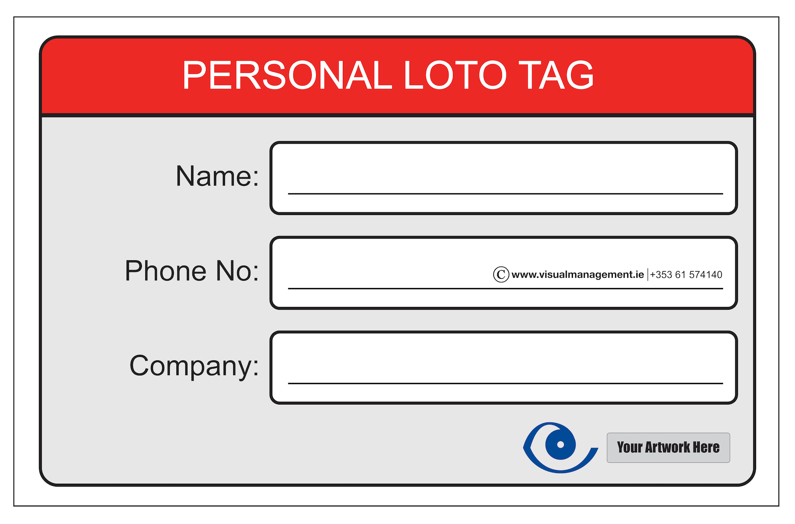 LOTO Tags - Visual Management