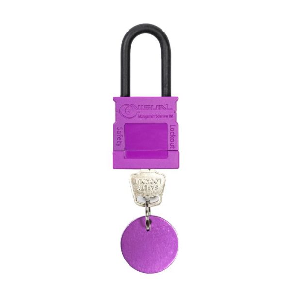 Lockout Tagout Safety Padlock - Purple - Visual Management
